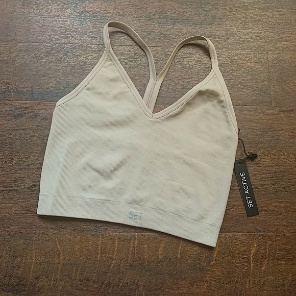 SET Active | Intimates & Sleepwear | Nwt Setactive Ribbed V Bra In ...